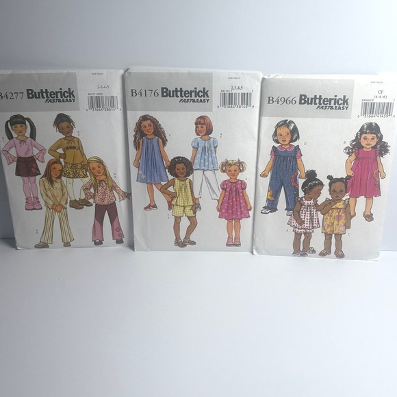 Butterick | Other | Butterick Sewing Patterns Lot 3 B4277 B476 B4966 ...